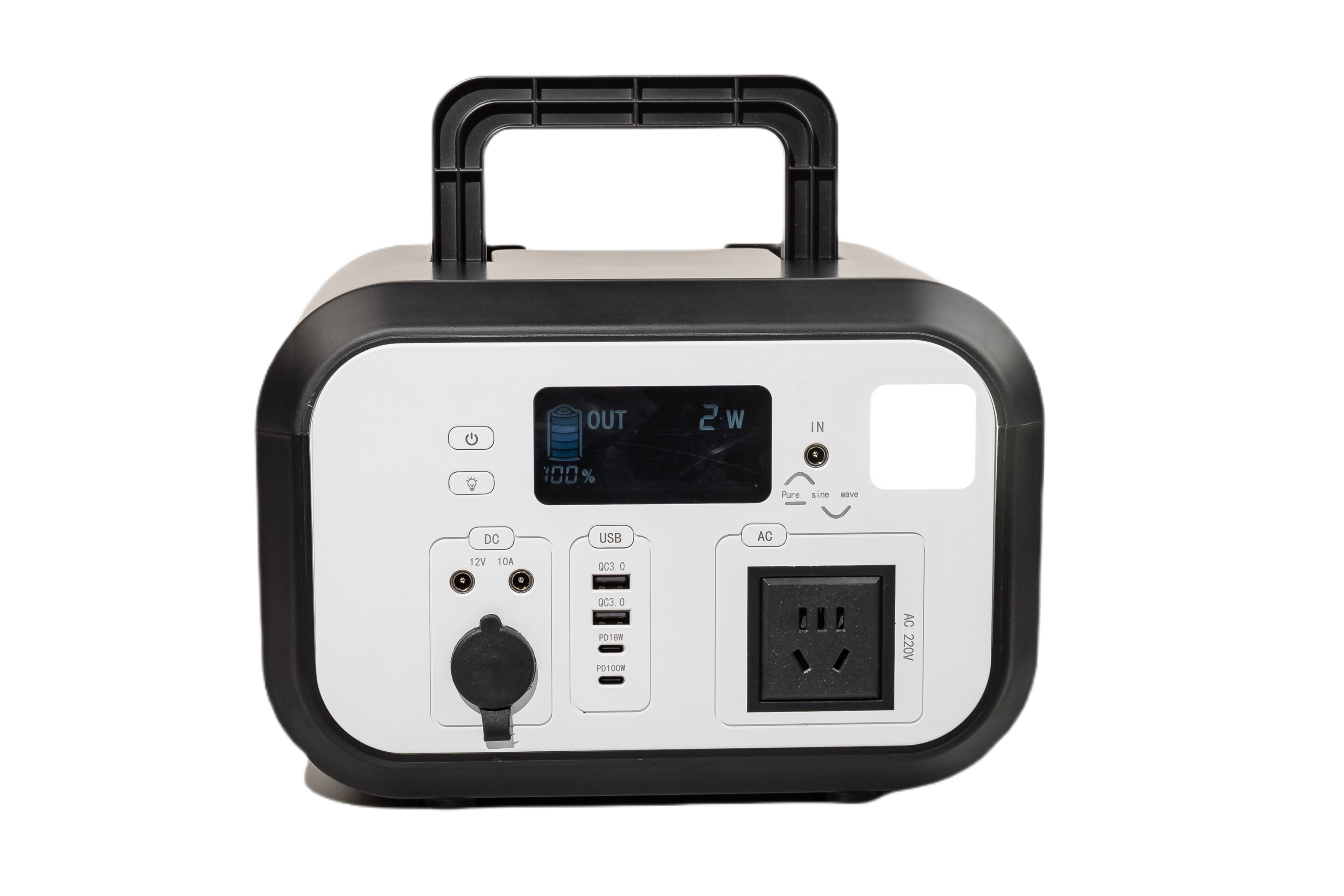 High Efficiency 600WH Solar Portable Power Station 220V Pure Sine Wave ...